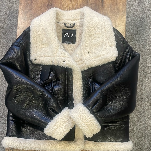 Zara | Jackets & Coats | Zara Double Faced Jacket Us Xs | Poshmark